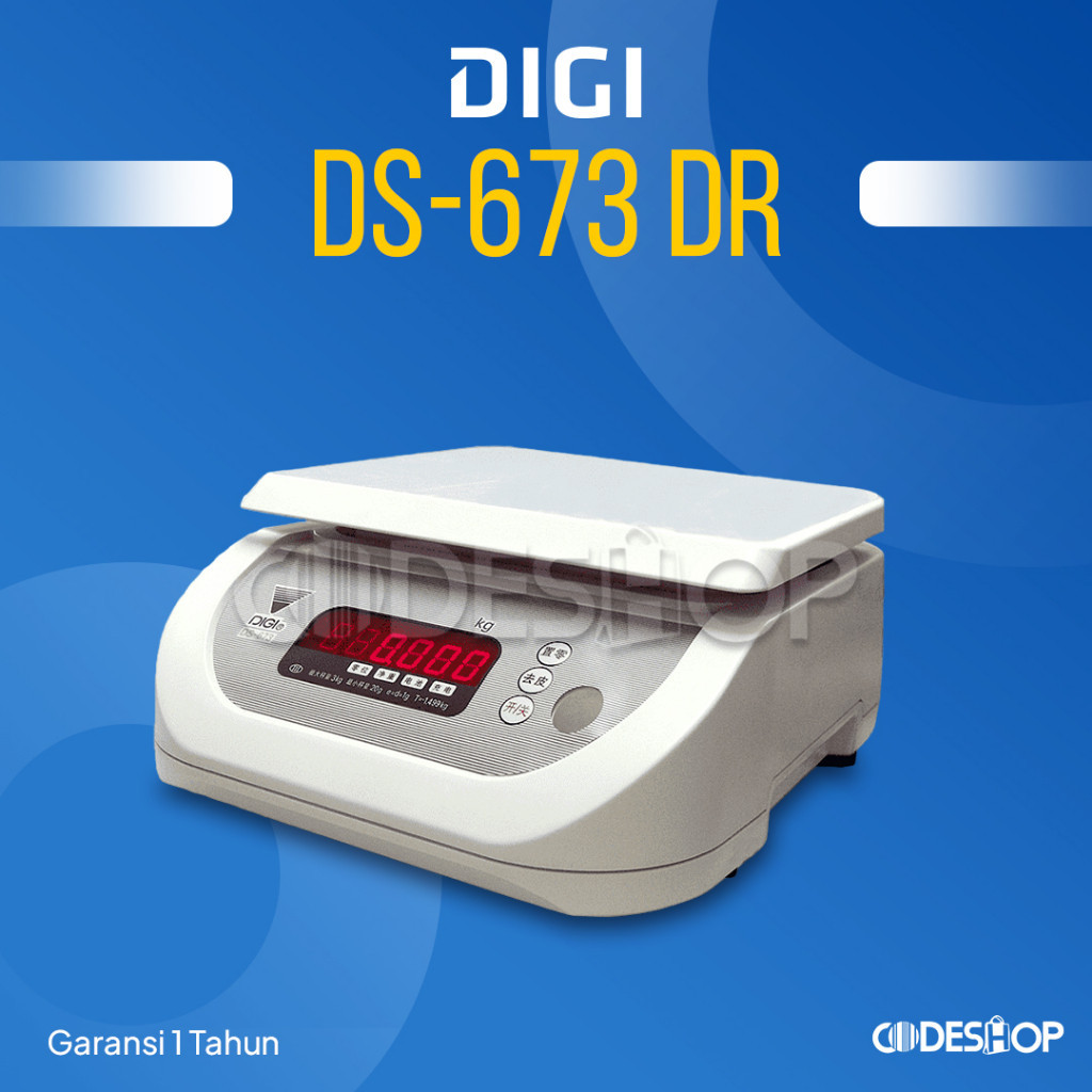 Jual Timbangan Dapur Digital DIGI DS-673 DR Kapasitas sampai 15kg ...