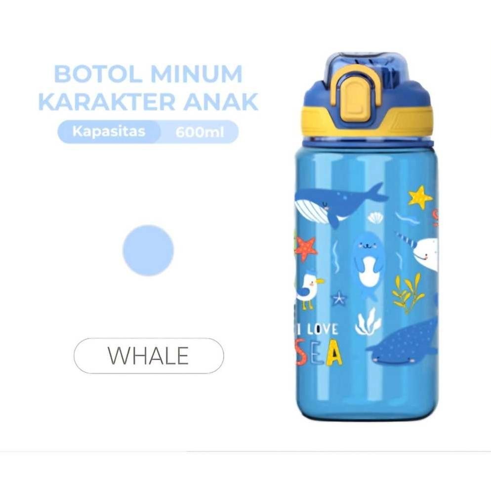 Jual gq-68 600ML BOTOL MINUM ANAK KARAKTER/ BOTOL SEDOTAN ANAK SEKOLAH TK SD LAKI LAKI PEREMPUAN ...