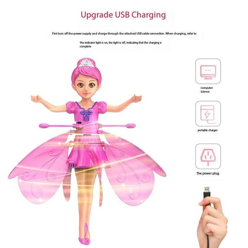 Jual TR24 Mainan peri Terbang sensor princess anak Viral | Shopee Indonesia
