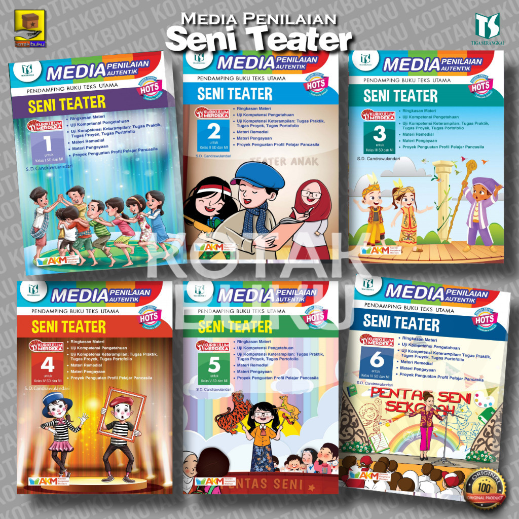 Jual Media Penilaian Seni Teater Kelas 1 2 3 4 5 6 SD / Seni Teater SD / Kurikulum Merdeka ...