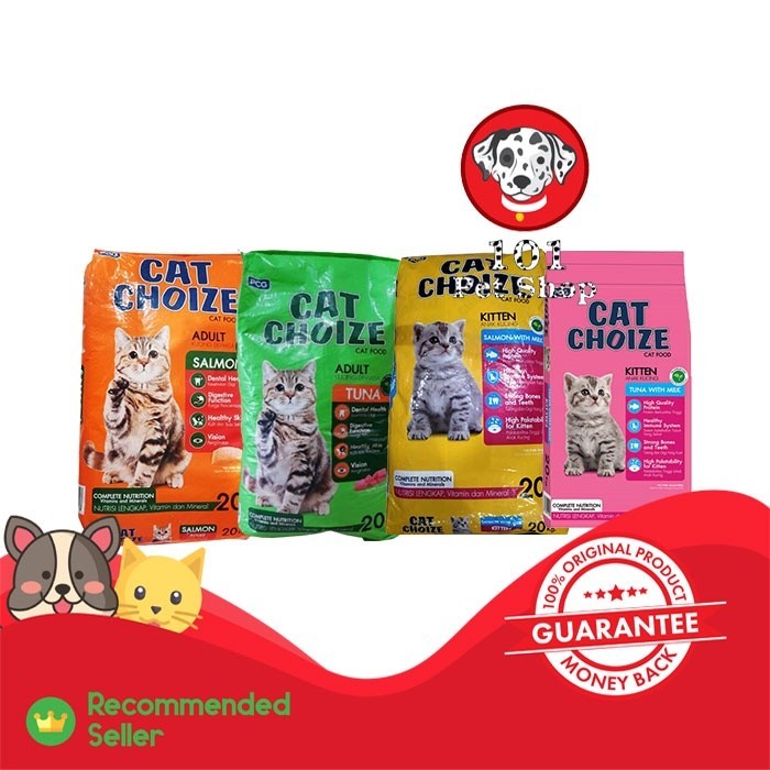 Jual MAKANAN KUCING CAT CHOIZE ADULT & KITTEN 20KG ALL VARIAN (GOSEND ...