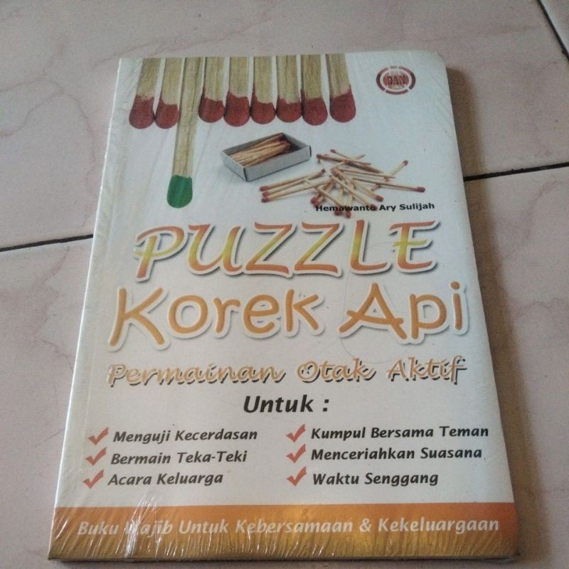 Jual buku puzzle korek api permainan otak aktif | Shopee Indonesia