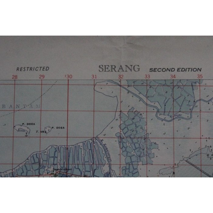 Jual Ars Peta Antik Indonesia Ex Perang Dunia Kedua Asli Cetakan Us ...