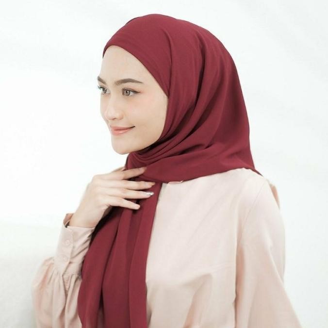 Jual Kahfi Pasmina 2 In 1 Iner Pashmina Inner Pashmina Pashmina Ceruty Dija S004 | Shopee Indonesia
