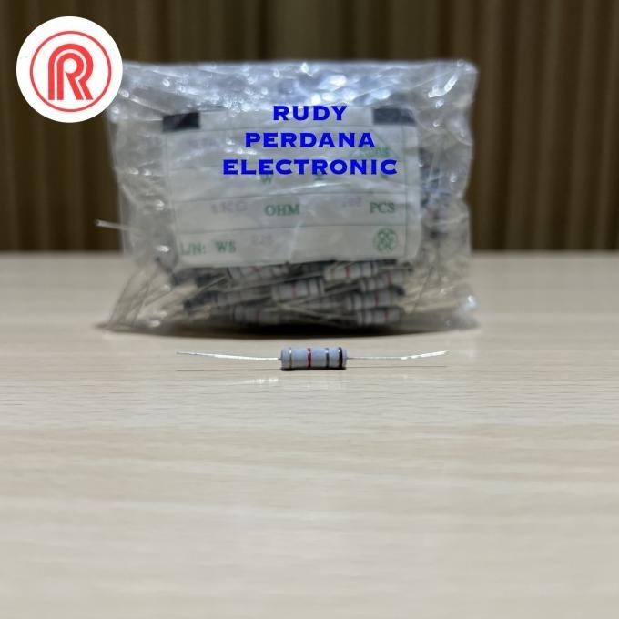 Jual ~~~~~] RESISTOR 2 WATT 2W 5% 5 PERSEN 1800 1K8 1.8 KILO OHM ...