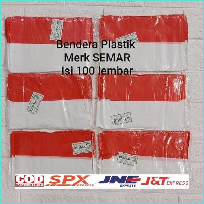 Jual Promo Hemat Bendera Plastik Merah Putih Bendera Indonesia Merk ...