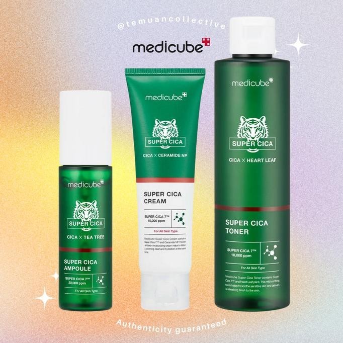 Jual New Medicube Super Cica Collection Set - Tea Tree Ampoule / Ceramide Np Cream / Heart Leaf ...