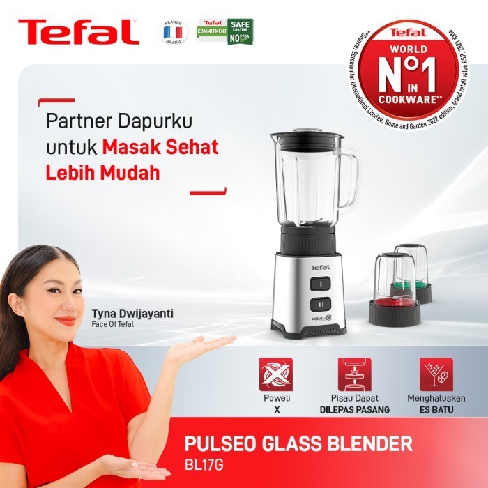 Jual Tefal Blender Pulseo Glass Low Watt / Hemat Energi Series BL17G | Shopee Indonesia