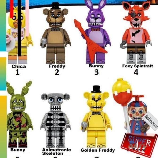 Jual READY STOCK NEW FIVE NIGHTS AT FREDDY CHICA BUNNY FOXY BALLONBOY ...