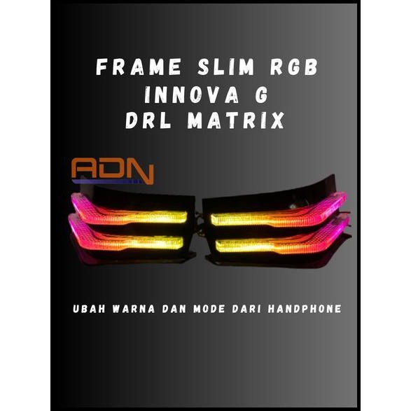 Jual GRATIS ONGKIR DRL FRAME SLIM INNOVA REBORN G V APP APLIKASI RGB MATRIX RUNNING ADN ...