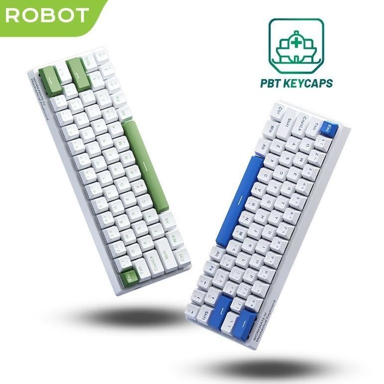 Jual Cod Robot Workmate Iv Mechanical Wired Gaming Keyboard 63 Keys Pbt ...