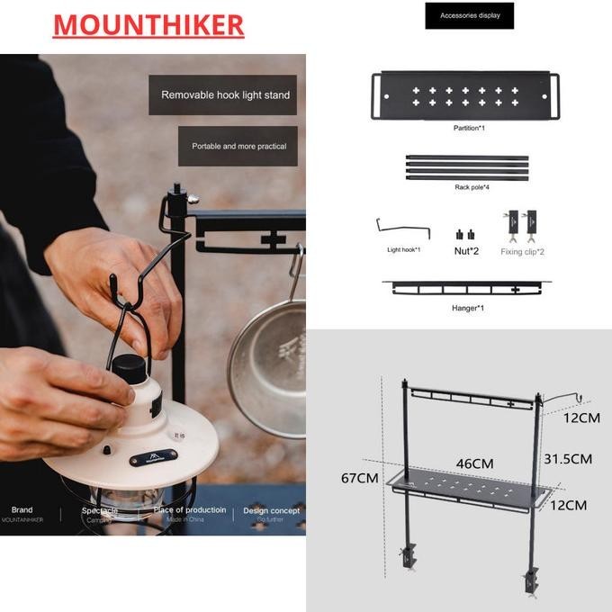 Jual Rak Meja Camping Multifungsi Gantungan Rak Outdoor Shelf Rack ...