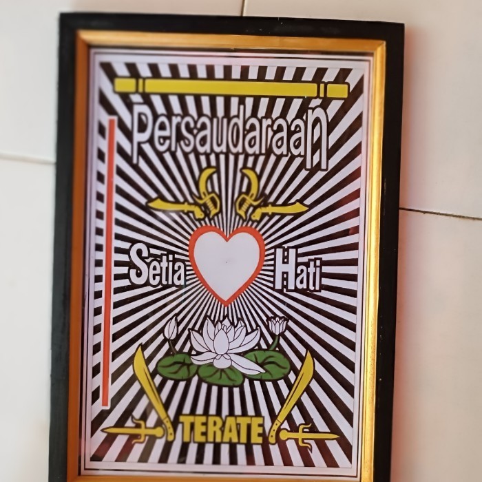 Jual PROMO poster PSHT persaudaraan setia hati Terate plus bingkai ukuran 5335 | Shopee Indonesia
