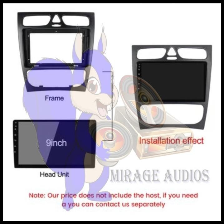 Jual BEST DEAL FRAME HEAD UNIT ANDROID MERCY C200 C230 C240 C320 C350 9 ...