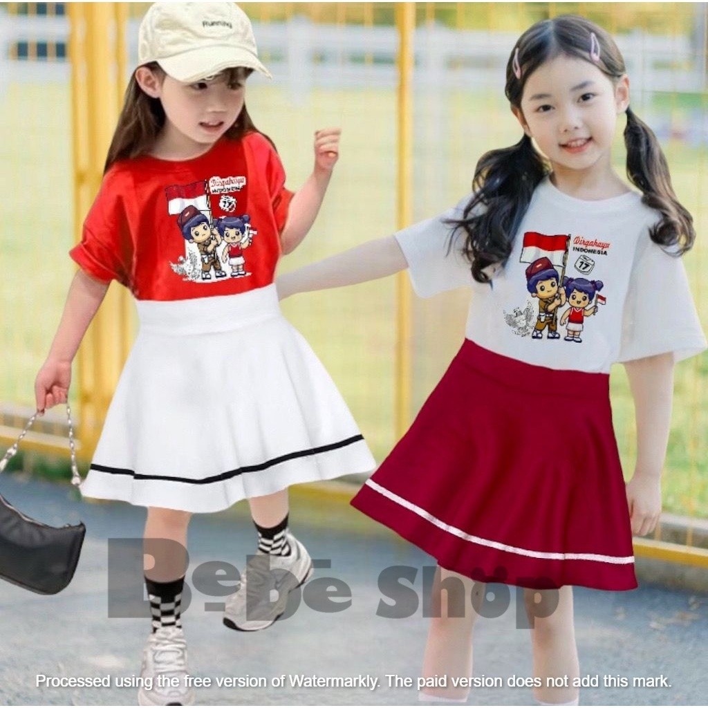 Jual Set Anak Selamat Merdeka Paling Baru Setelan Kid Kmerdekaan ...