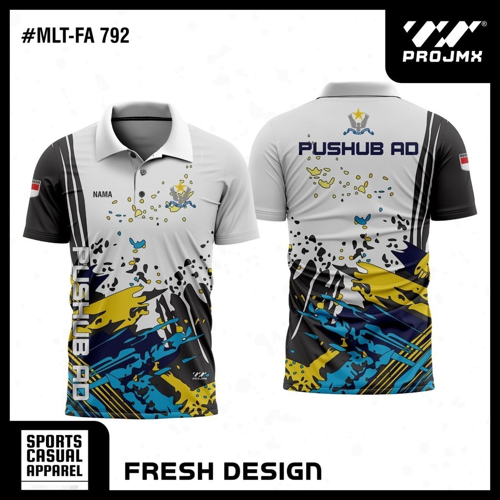Jual PROJMX - KAOS JERSEY MILITER PUSHUB AD ( BISA CUSTOM ) | Shopee ...