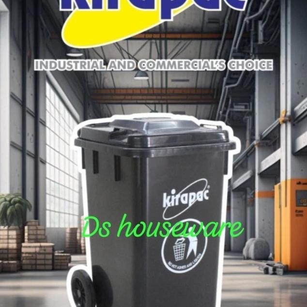 Jual Tempat Sampah 100 Lt Roda Klx 9100 Kirapac Dustbin/Tong Sampah ...