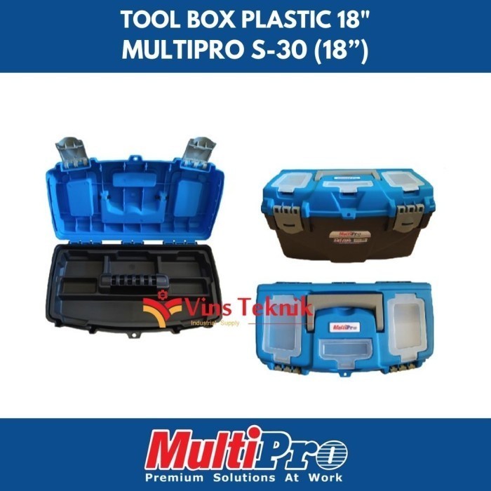 Jual Tool Box Plastik Multipro S30 S-30 18Inch Toolbox Plastic | Shopee ...