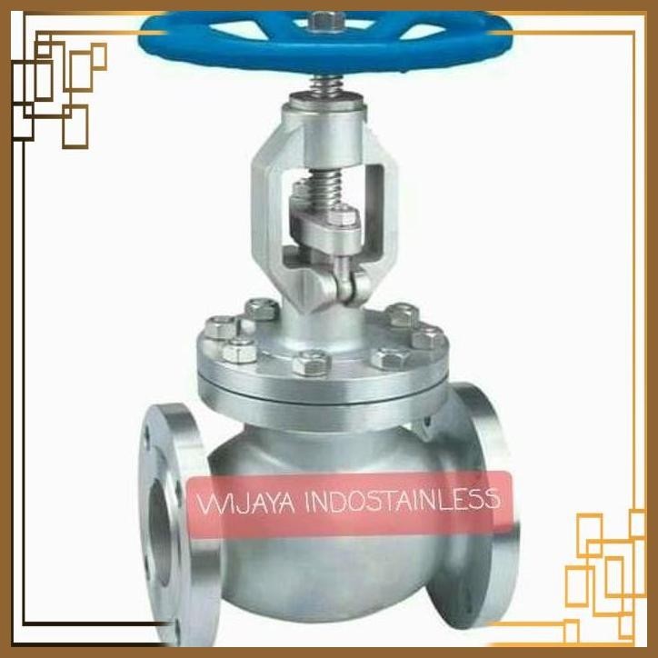 Jual [WJY] GLOBE VALVE FLANGE JIS 10K 1 1/2" INCH DN40 STAINLESS SS 304 SS304 | Shopee Indonesia