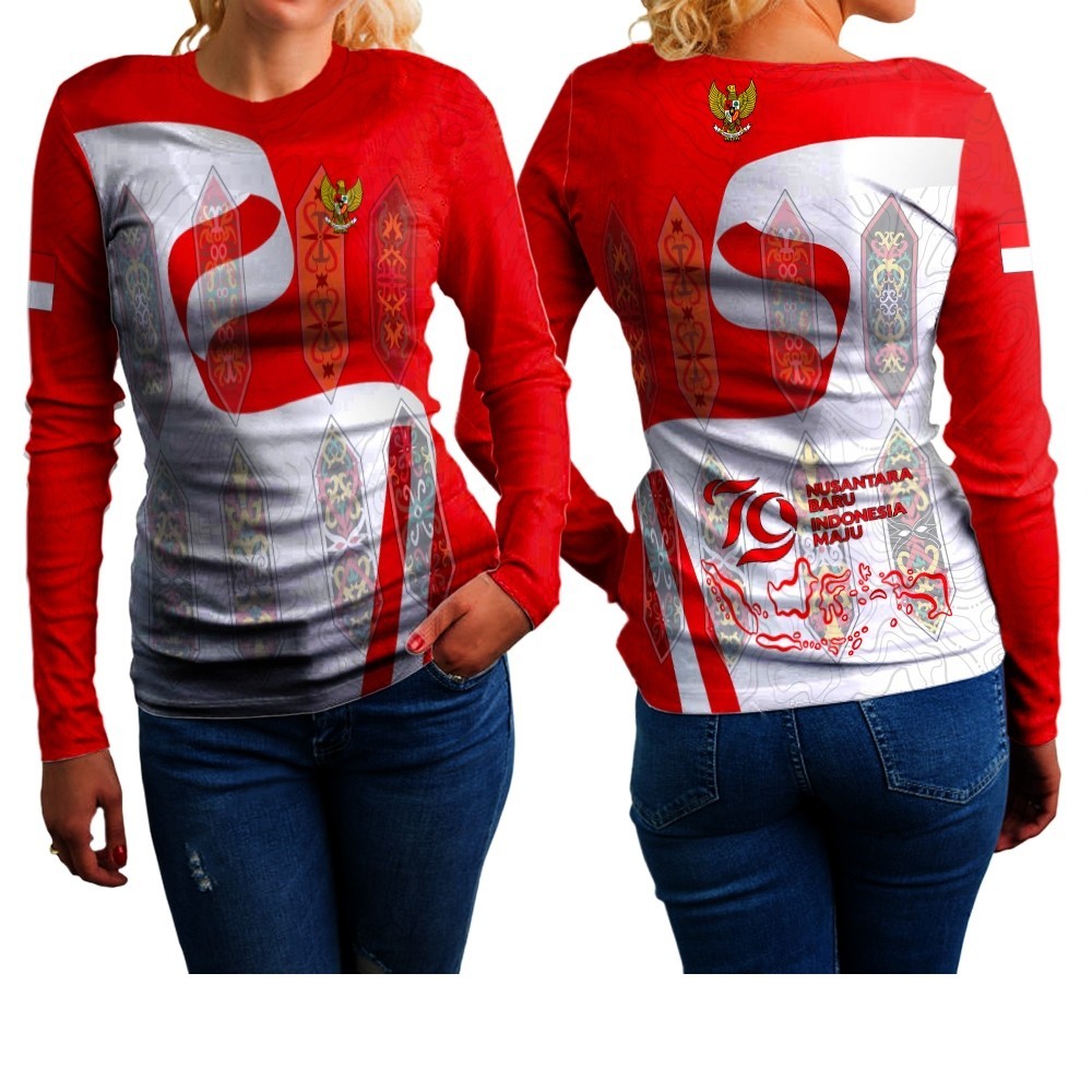 Jual KAOS 17 AGUSTUS 2024 INDONESIA BAJU HUT RI KE-79 / KAOS WANITA-PRIA 17 AGUSTUSAN FULLPRINT ...