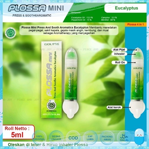 Jual PLOSSA MINI HIJAU EUCALYPTUS 5 ML DIJAMIN ORIGINAL | Shopee Indonesia