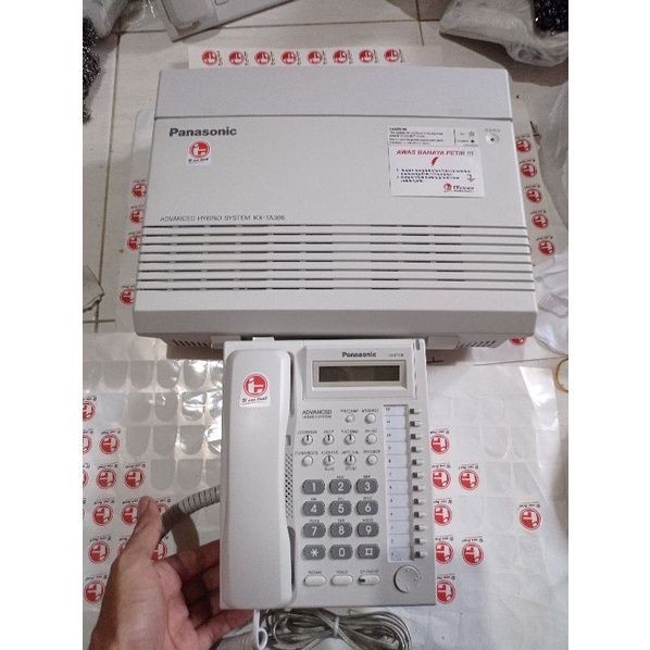 Jual MESIN PABX PANASONIC KX-TA 308 3 LINE 8 EXTENSION SECOND MANTAB | Shopee Indonesia