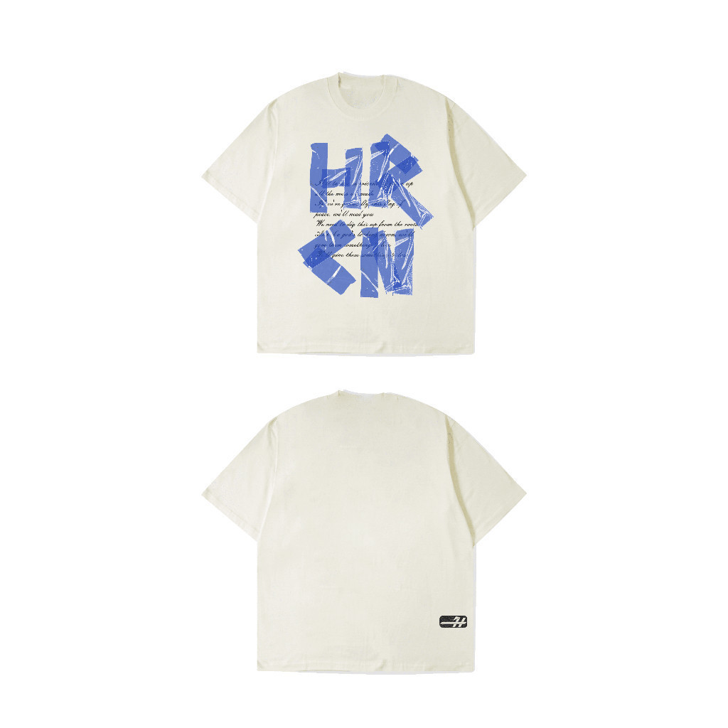 Jual TAPE OVERSIZE BOXY FIT TEE || KAOS OVERSIZE BOXY FIT UNISEX PRIA ...