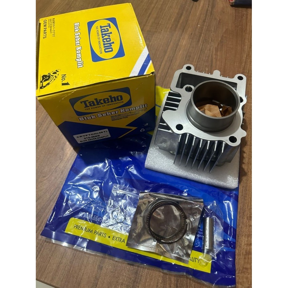Jual Blok Seher Assy Crypton Piston STD 49 MM Motor 4ST TAKEHO | Shopee ...