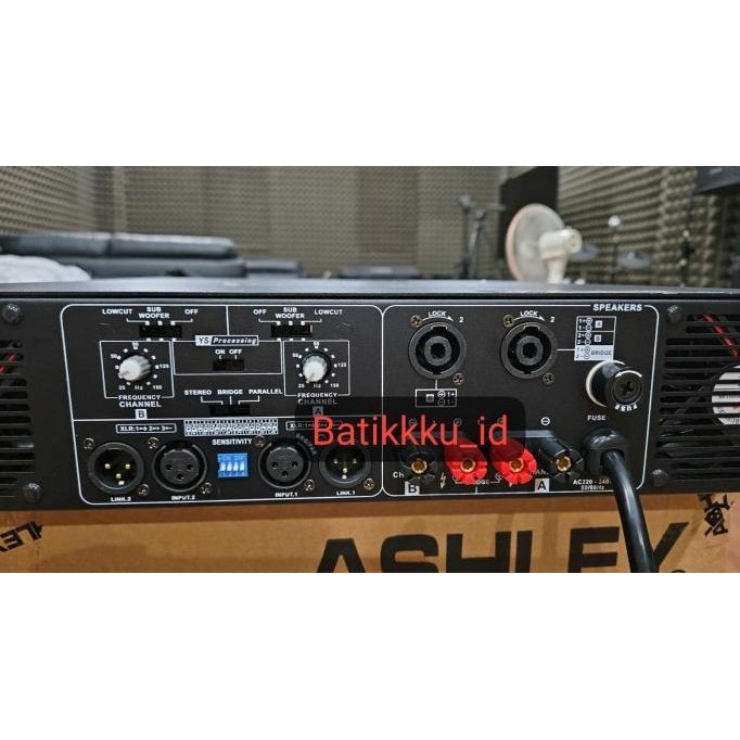 Jual Power Ashley Hm 1000 Hm1000 Original 2X1000 Watt 2Ch Class H ...