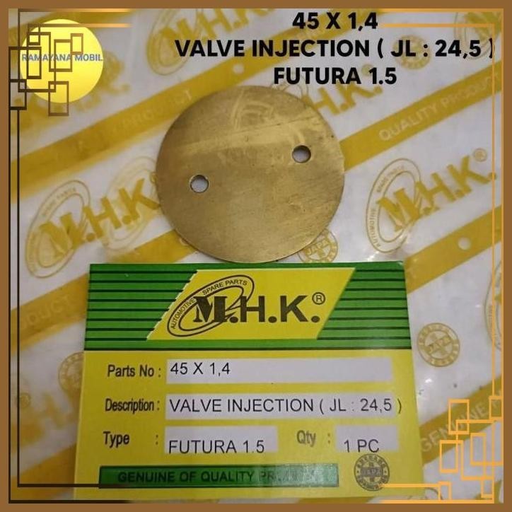 Jual [RNM] VALVE INJECTION 45X1,4 LB:2 JL:24,5 SUZUKI FUTURA 1.500CC ...