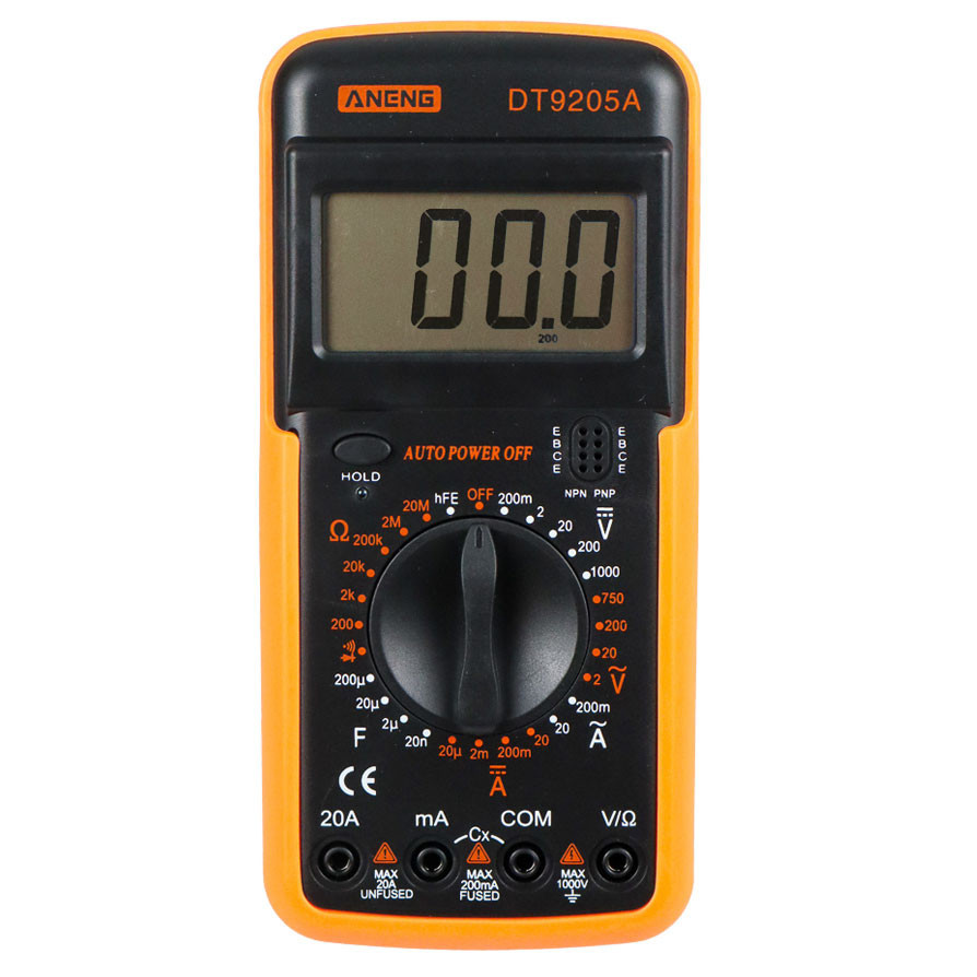 Jual MM- ANENG Digital Multimeter Voltage Tester - DT9205A/ Multimeter ...