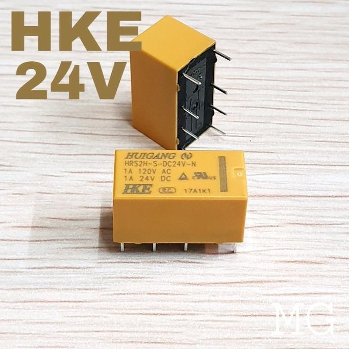 Jual Update (1 pcs) RELAY HKE HRS2H-S-DC24V 8PIN Diminati Banget ...