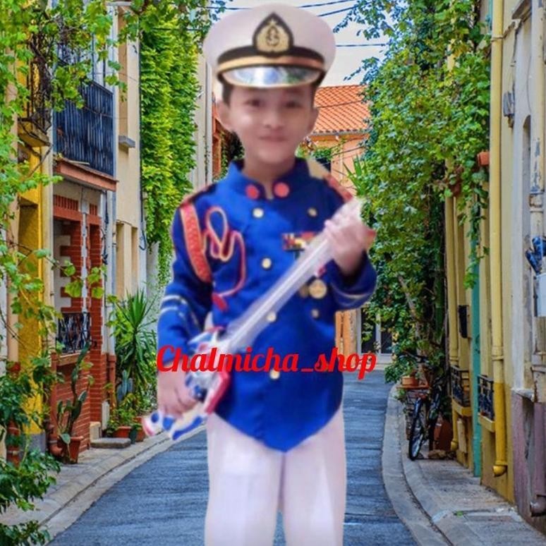Jual We69 Baju Seragam Kostum Karnaval Anak Profesi Akademi Angkatan Laut AL Taruna Murah ...