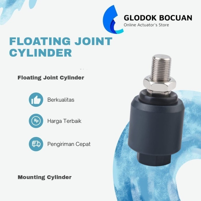 Jual PNEUMATIC FLOATING JOINT CYLINDER ROD THREAD ROTARY JOINT | Shopee ...