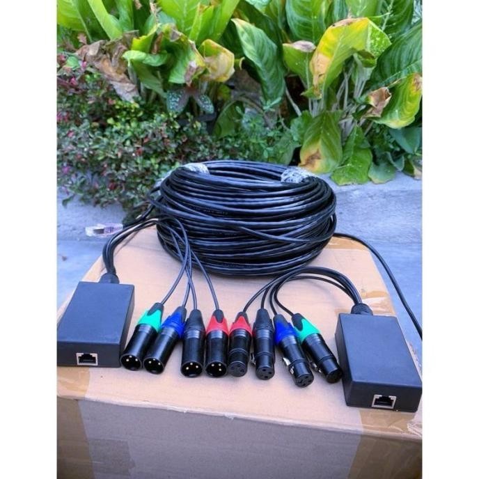 Jual ASLI KABEL SNAKE LAN 4 CHANNEL ( RJ45 ) | NEW 2807T | Shopee Indonesia