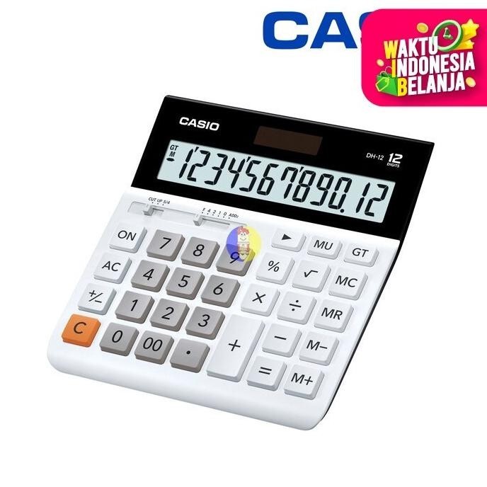 Jual Kalkulator Casio DH-12WE / 12 Digits H24S | Shopee Indonesia