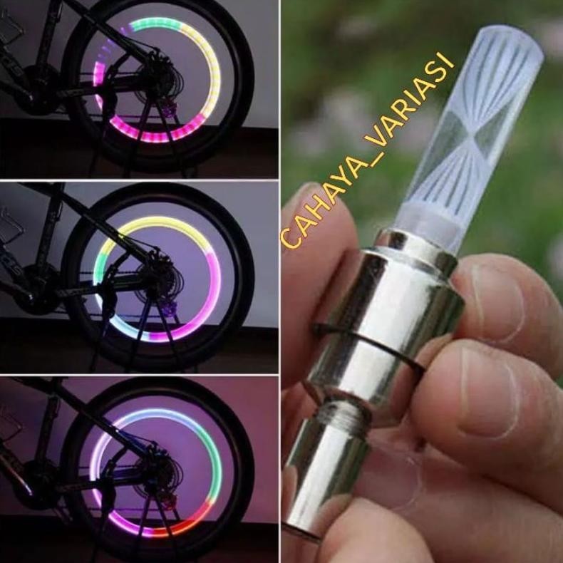 Jual By05 LAMPU TUTUP PENTIL RGB - Lampu Malam 7 Warna Sepeda Dekorasi ...