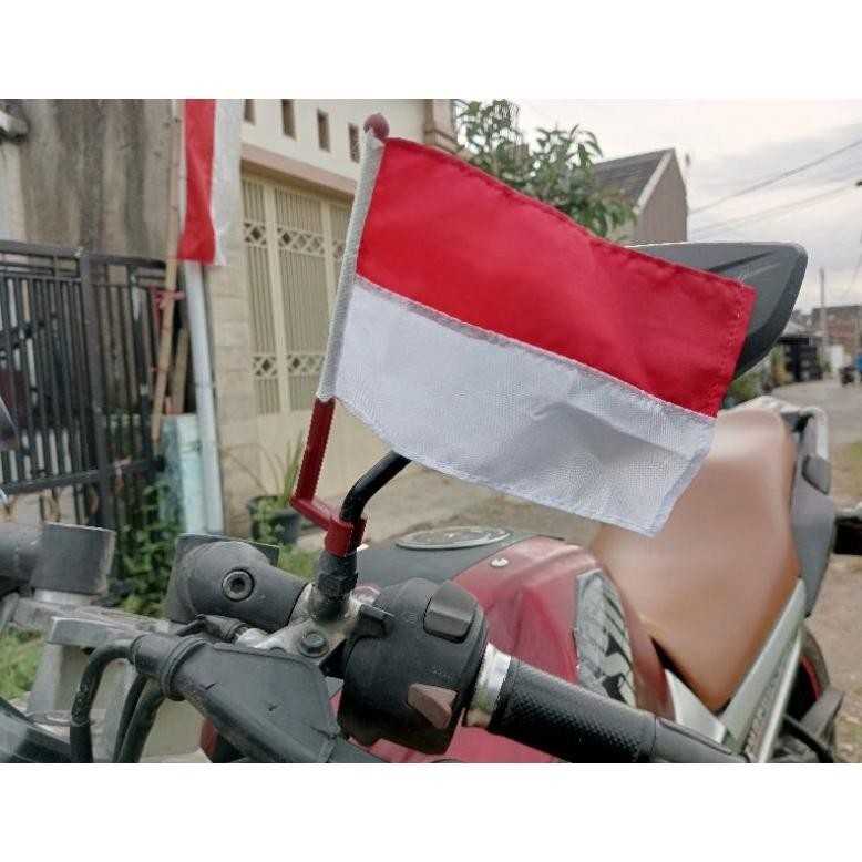 Jual FLASH SALE Bendera Merah Putih Aksesoris Untuk Motor Bendera Tiang ...