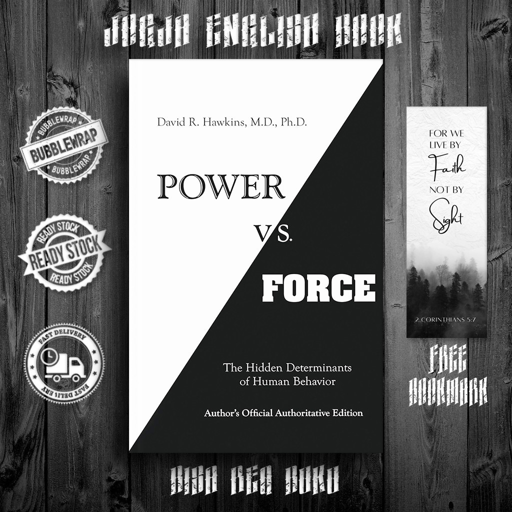 Jual Power vs. Force by David R. Hawkins M.D. Ph.D (English) | Shopee ...