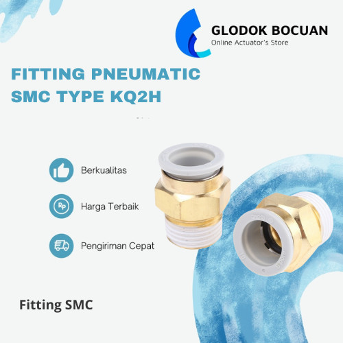 Jual KQ2H 06-01 Fitting Lurus Male Slip Lock Selang 6mm Drat 1/8 Inch SMC | Shopee Indonesia