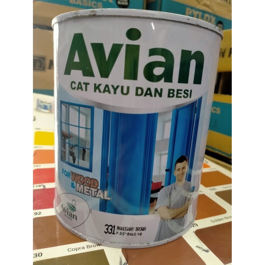 Jual Produk CAT KAYU DAN BESI AVIAN 1 KG 331 MAHOGANY BROWN | Shopee ...