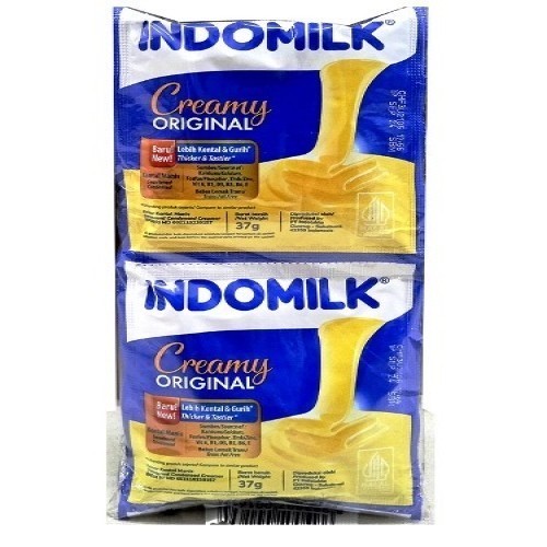 Jual S18774 INDOMILK CREAMY ORIGINAL PUTIH SUSU KENTAL MANIS 37GR PACK ...