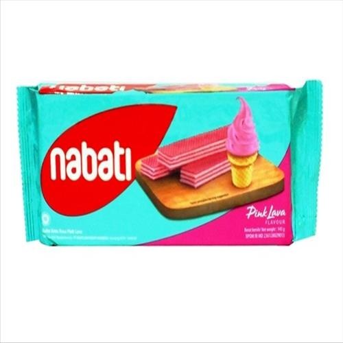 Jual S09207 WAFER NABATI PINK LAVA 122GR PACK MAJU BERSAMA (20241213 ...