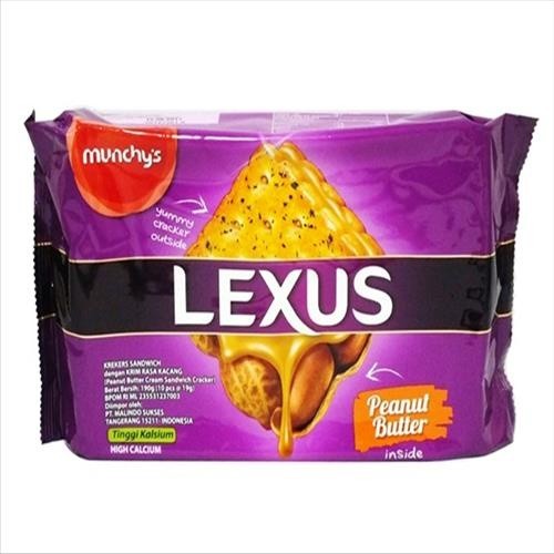 Jual S54705 MUNCHY`S LEXUS PEANUT BUTTER BISCUIT 190GR FAMILY PACK MAJU ...