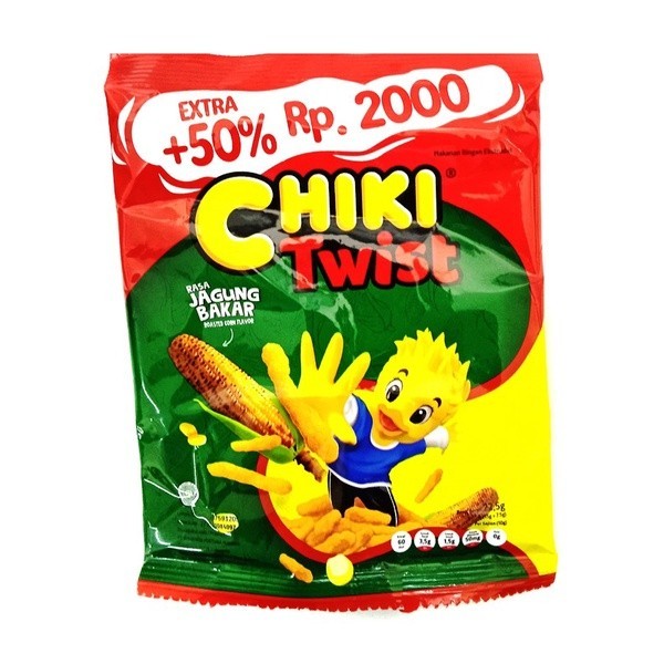 Jual S60735 SNACK CHIKI TWIST 22.5GR JAGUNG BAKAR MAJU BERSAMA ...