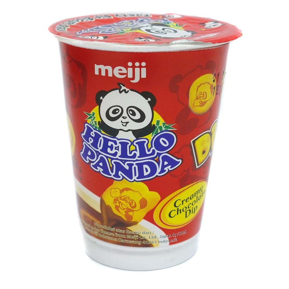 Jual S62410 MEIJI HELLO PANDA DIP DIP COKLAT BISCUIT 20GR MAJU BERSAMA ...