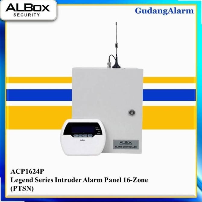 Jual Control Panel Alarm 16 Zone Albox ACP1624 with LCD Keypad | Shopee Indonesia
