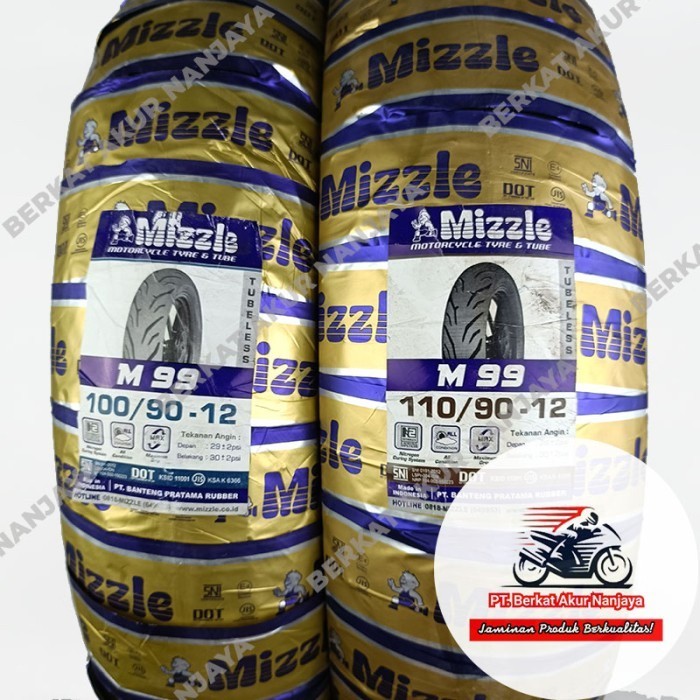 Jual MIZZLE M99 100/90 & 110/90-12 M 99 Ban Scoopy Freego Bonus Pentil ...