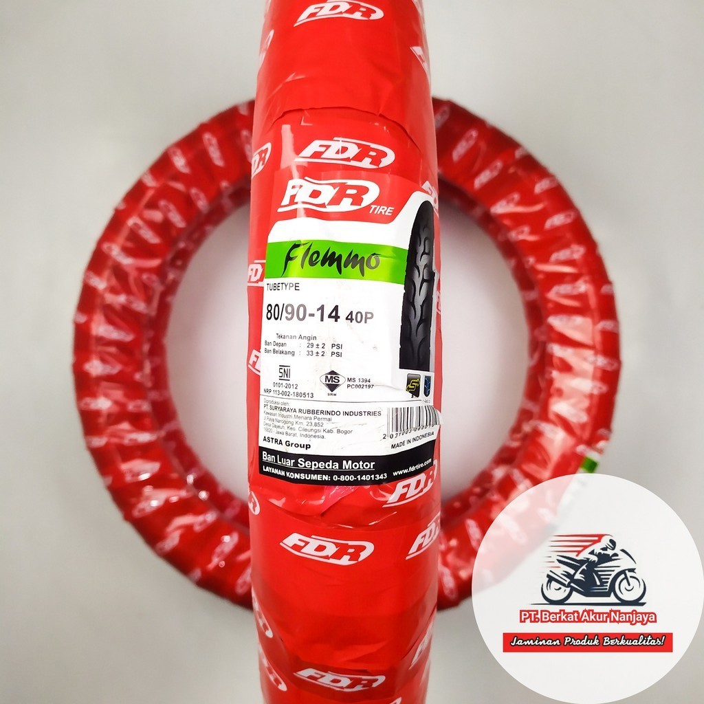 Jual FDR Flemmo 80/90-14 ban motor Beat Mio Next tubetype (non tubeless ...