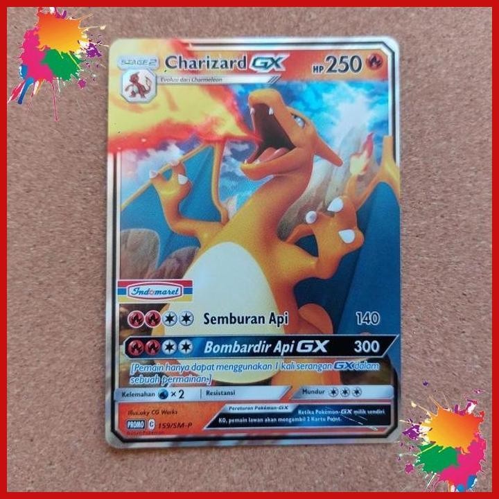 Jual [GWM] CHARIZARD GX PROMO INDOMARET 159/SM-P POKEMON INDONESIA TCG ...